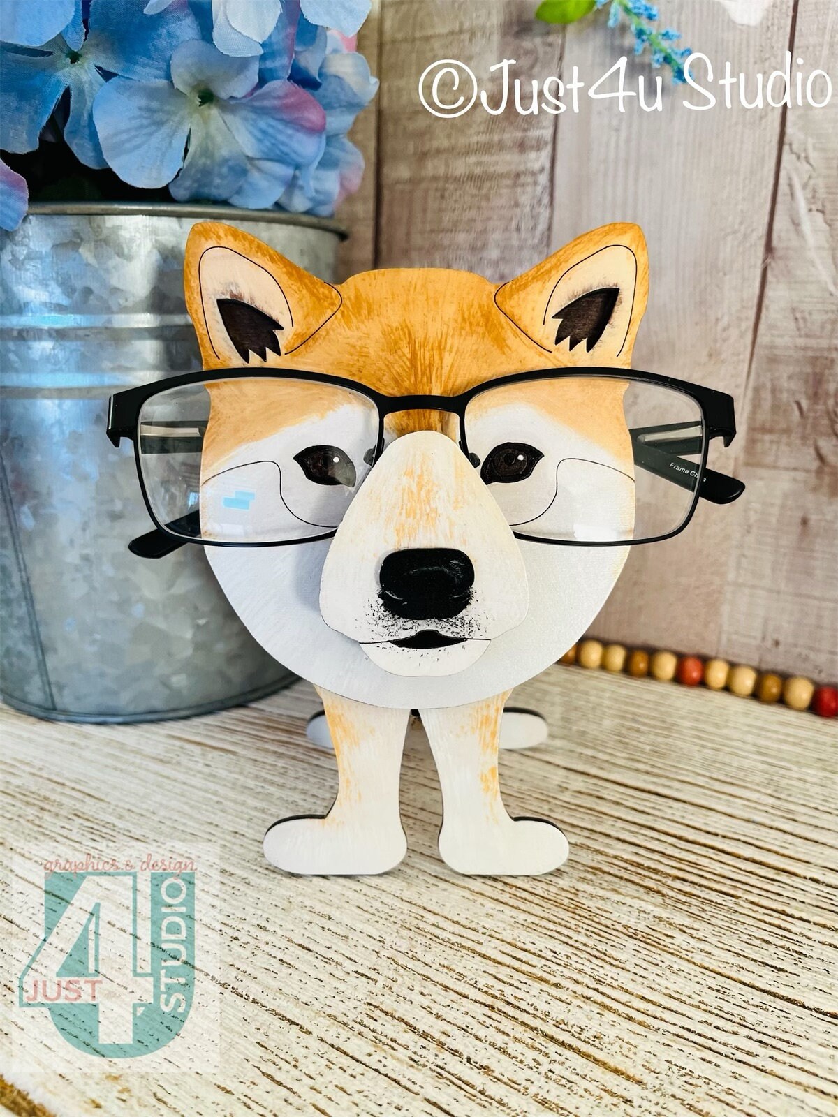 Dog Eyeglass Holder Laser Cut Files, Belgian Malinois, Shiba Inu ...