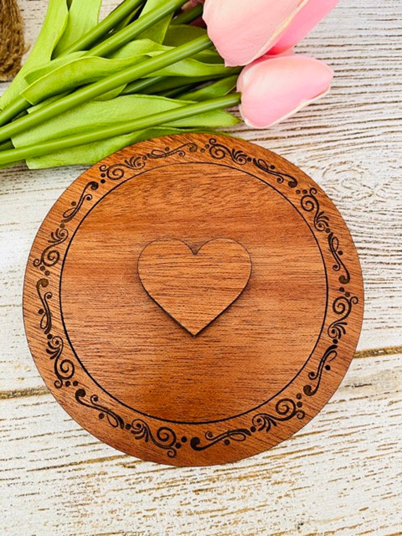 DIGITAL FILE for Round Ring Box Wedding Ring Bearer and - Etsy