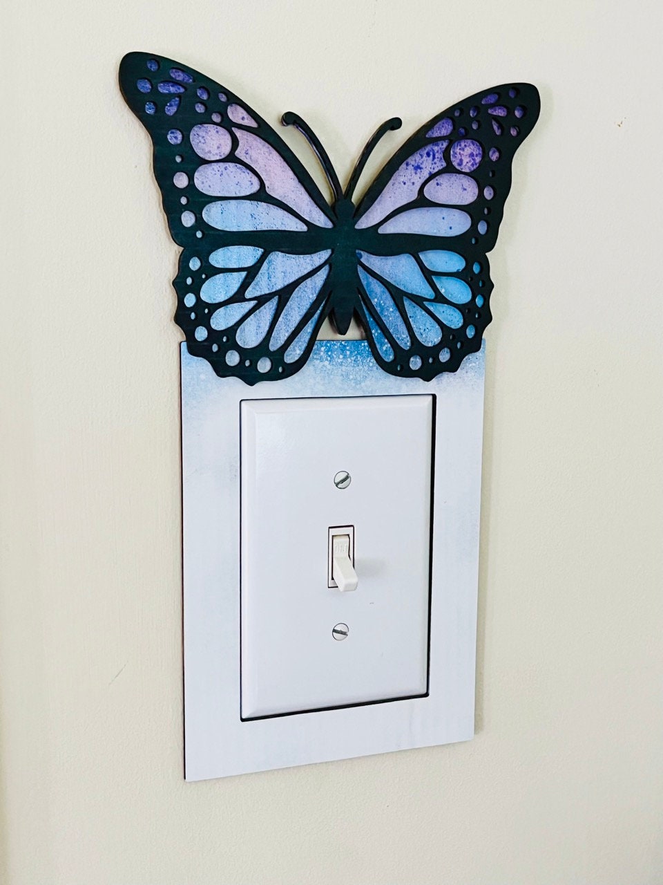 Butterfly Light Switch Accent Frames Digital File for Laser - Etsy