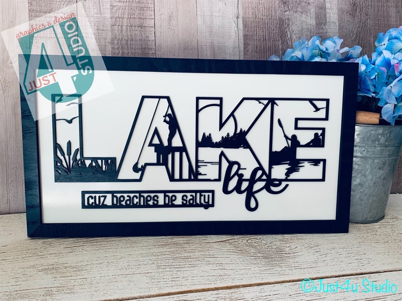 Lake Life Digital File for Laser Cutting SVG - Etsy