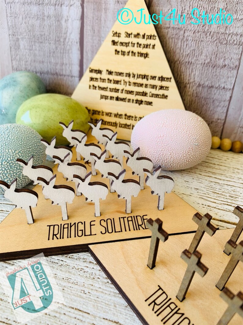 Digital SVG File for Triangle Solitaire Game - Etsy