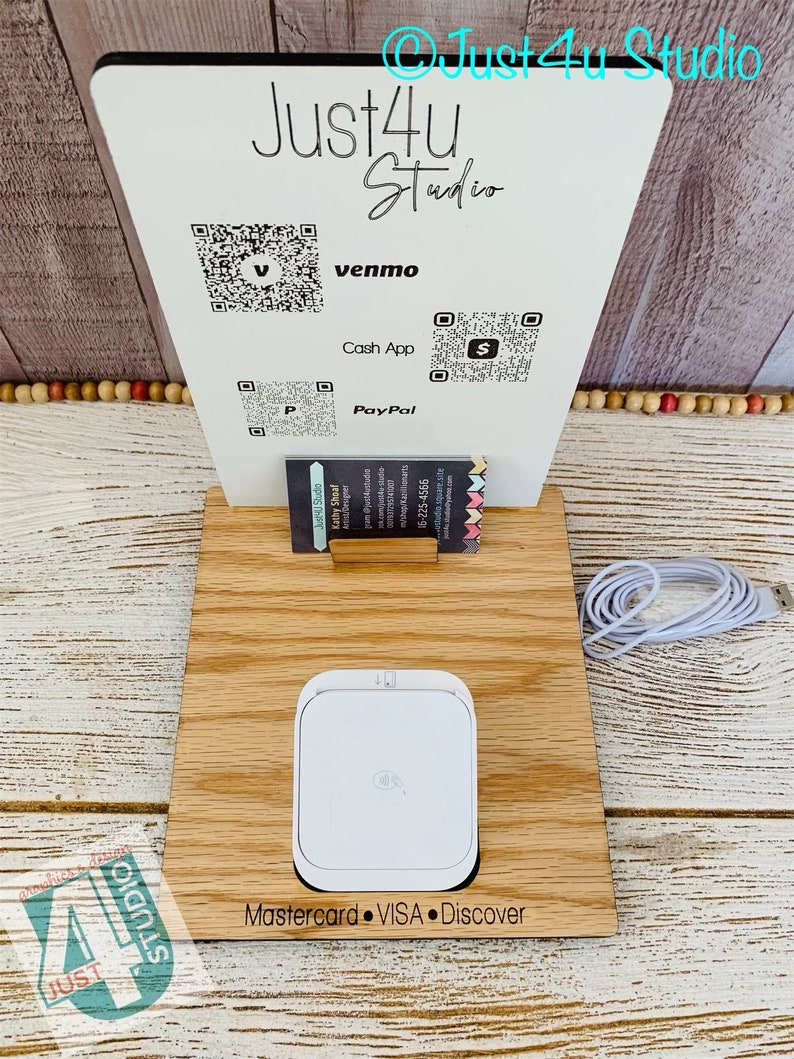 Digital File SVG for a Check Out Station for Use With Square | Etsy