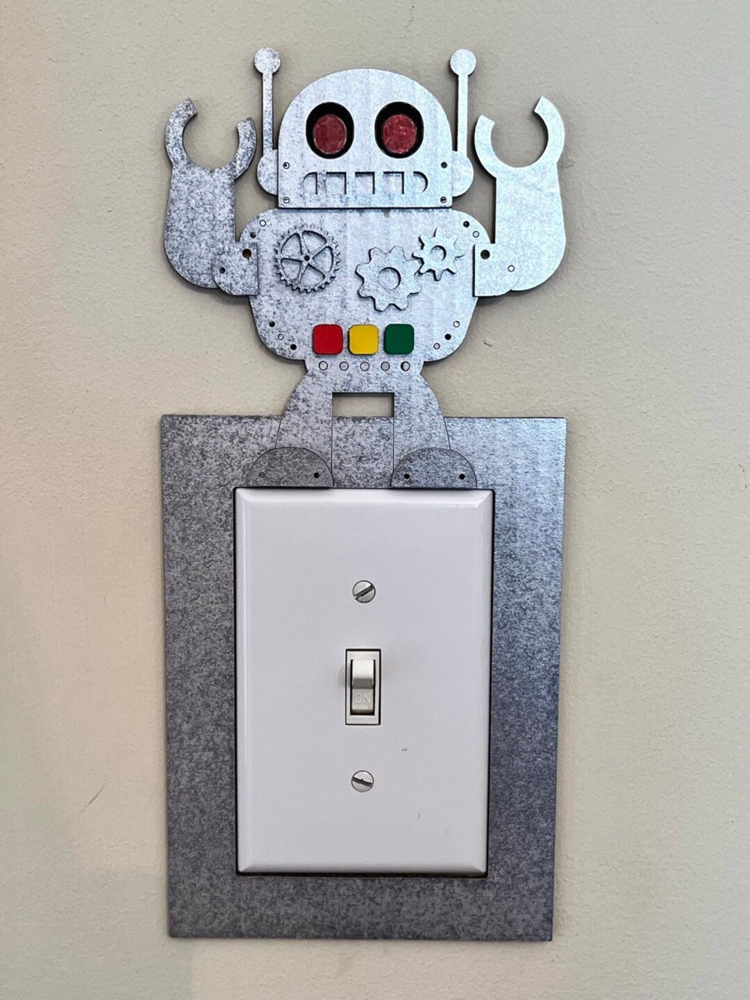 Robot Light Switch Accent Frames Digital File for Laser Cutting ...