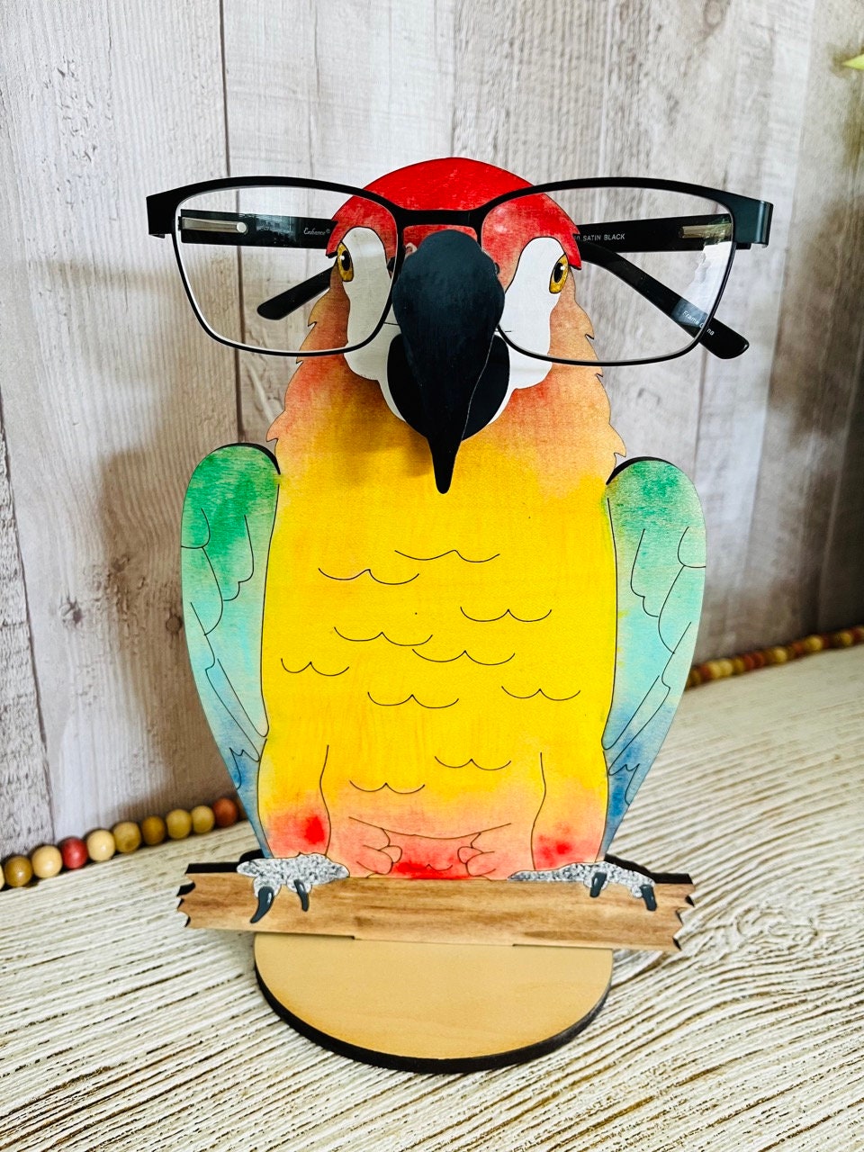Parrot Eyeglass Holder DIGITAL FILE for Cutting, Laser, Glowforge Ready ...