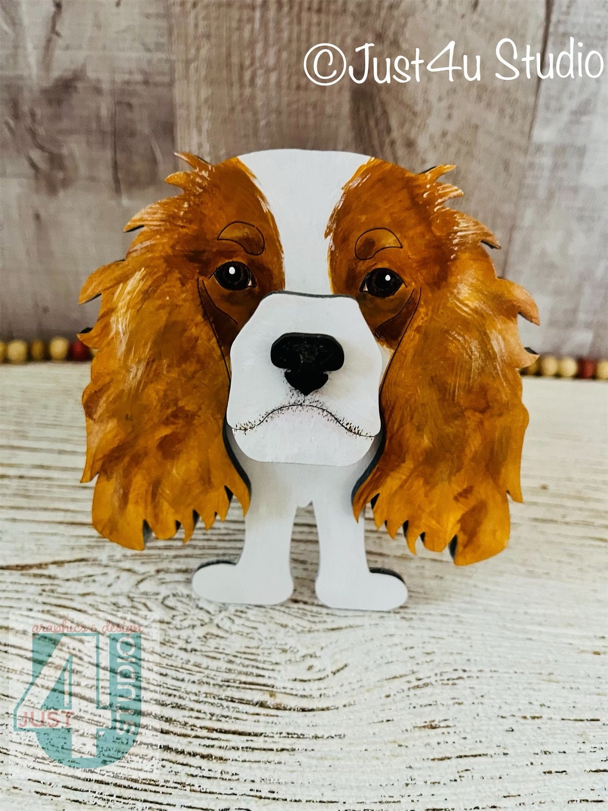 Chinese Crested Pomeranian and Cavalier King Charles Spaniel | Etsy