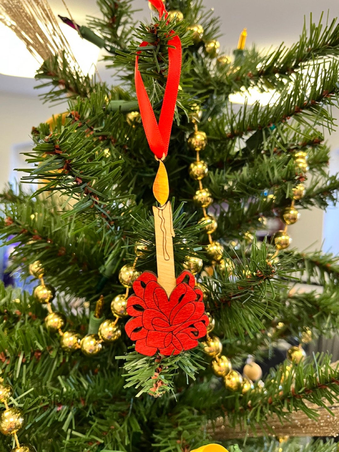 Candle Ornament Digital File for Laser or Other Cutting Device ...