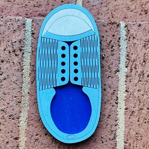 Shoe, Learn to Tie Digital File for Cutting on a Laser, Glowforge Ready ...
