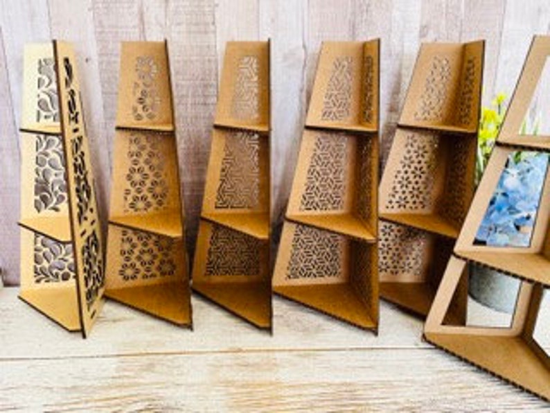 Digital SVG File for Corner Shelf Display Unit 6 Designs Eps - Etsy