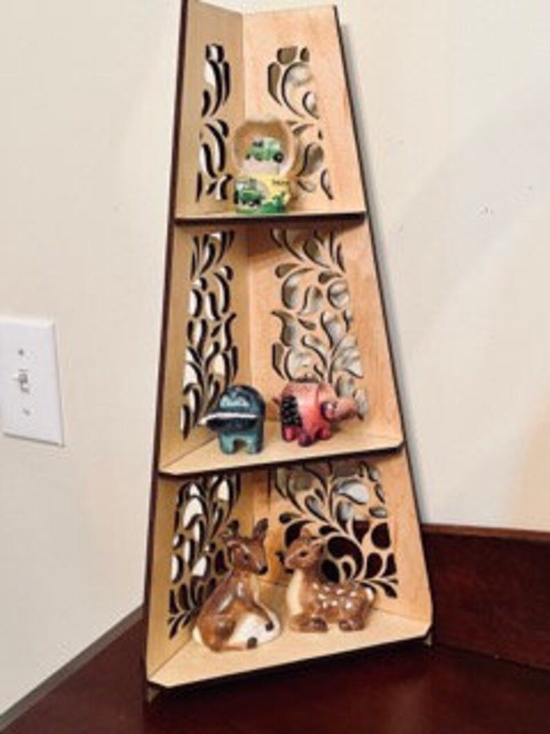 Digital SVG File for Corner Shelf Display Unit 6 Designs Eps - Etsy