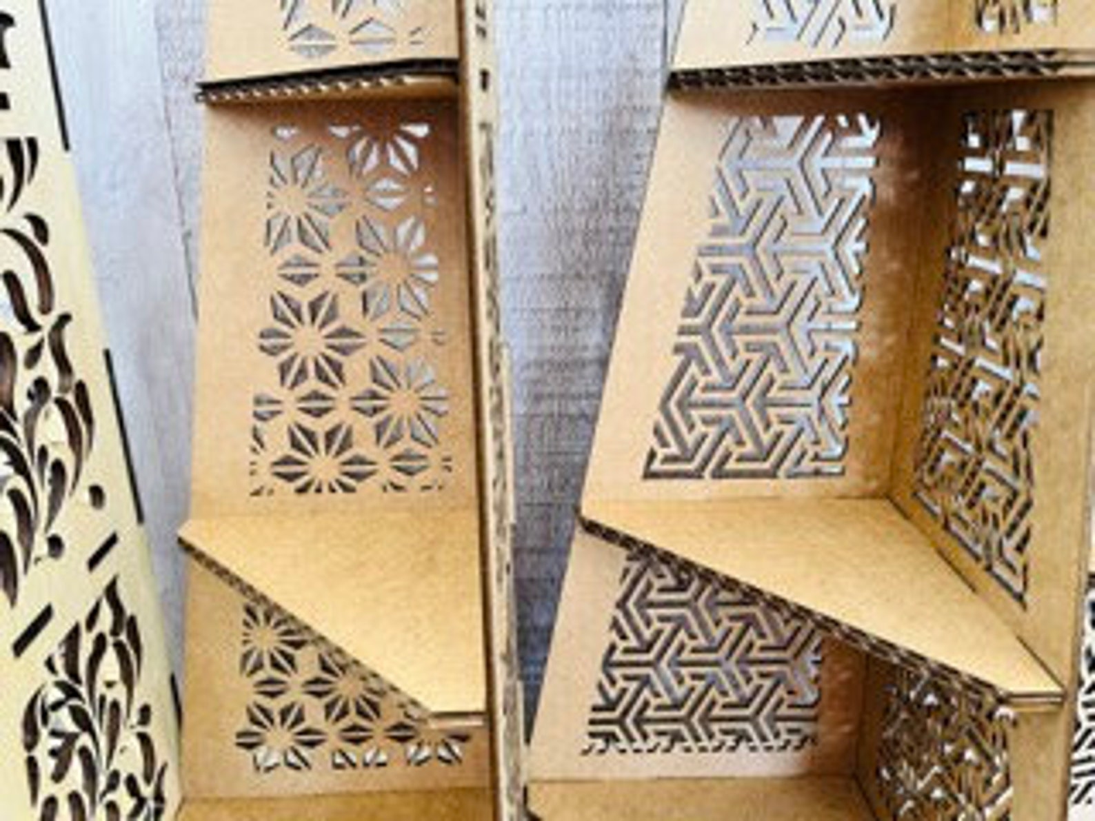 Digital SVG File for Corner Shelf Display Unit 6 Designs Eps - Etsy