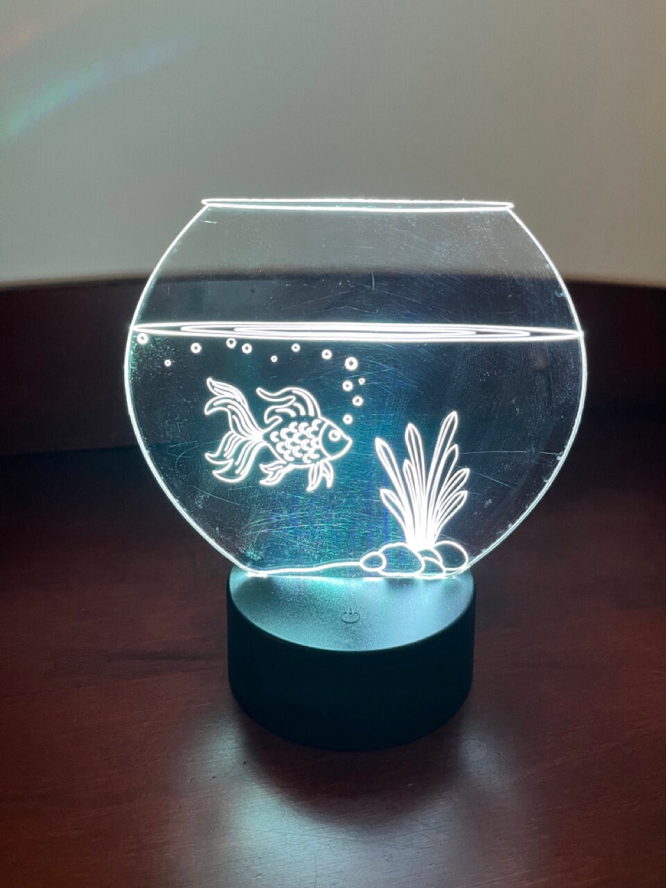 Fishbowl Light DIGITAL FILE for Cutting, Laser, Glowforge Ready, Svg ...