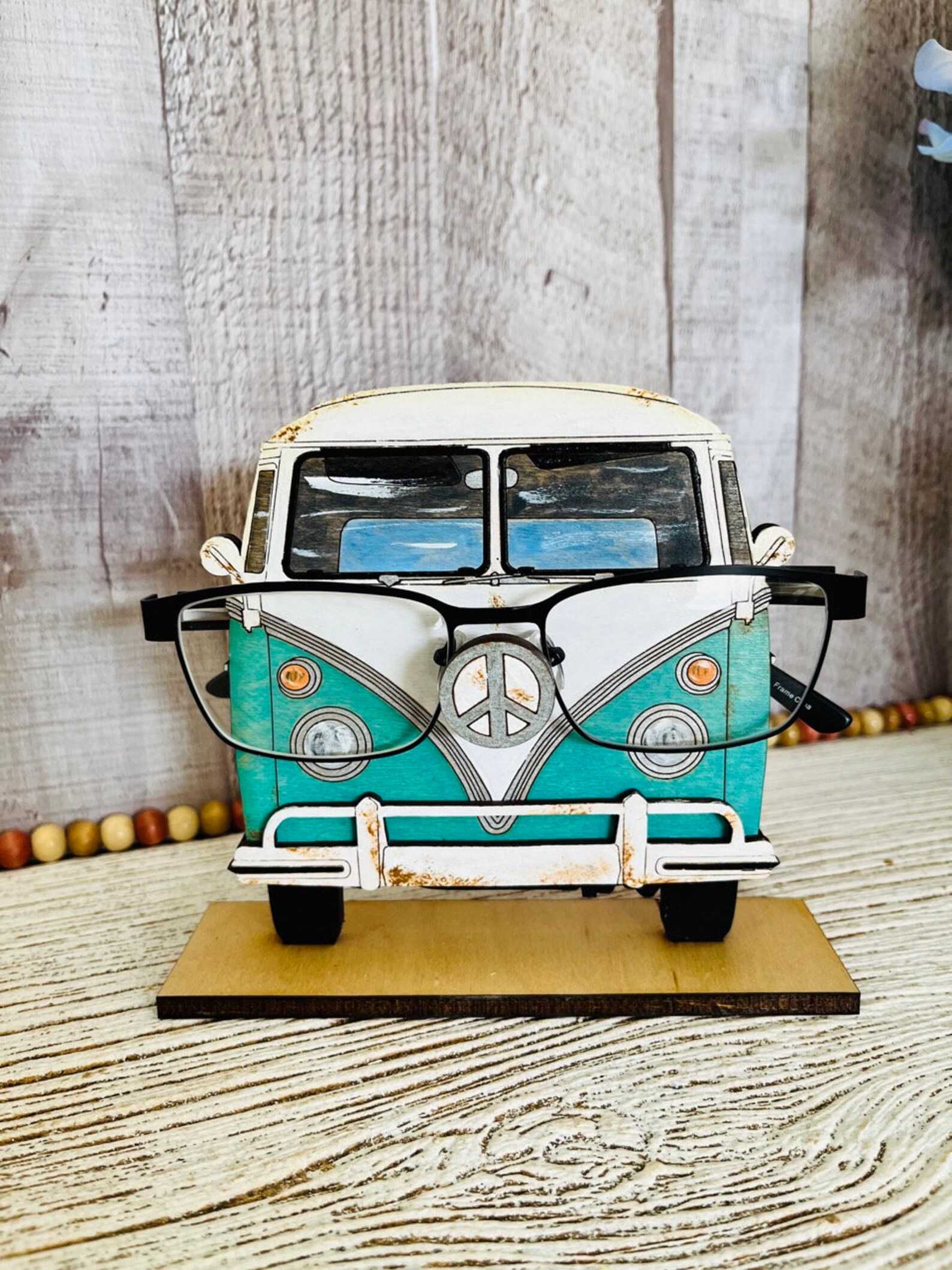 Groovy Travel Bus Van Eyeglass Holder & Cell Phone Holder DIGITAL FILE ...