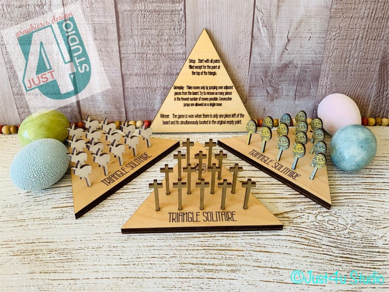 Digital SVG File for Triangle Solitaire Game - Etsy