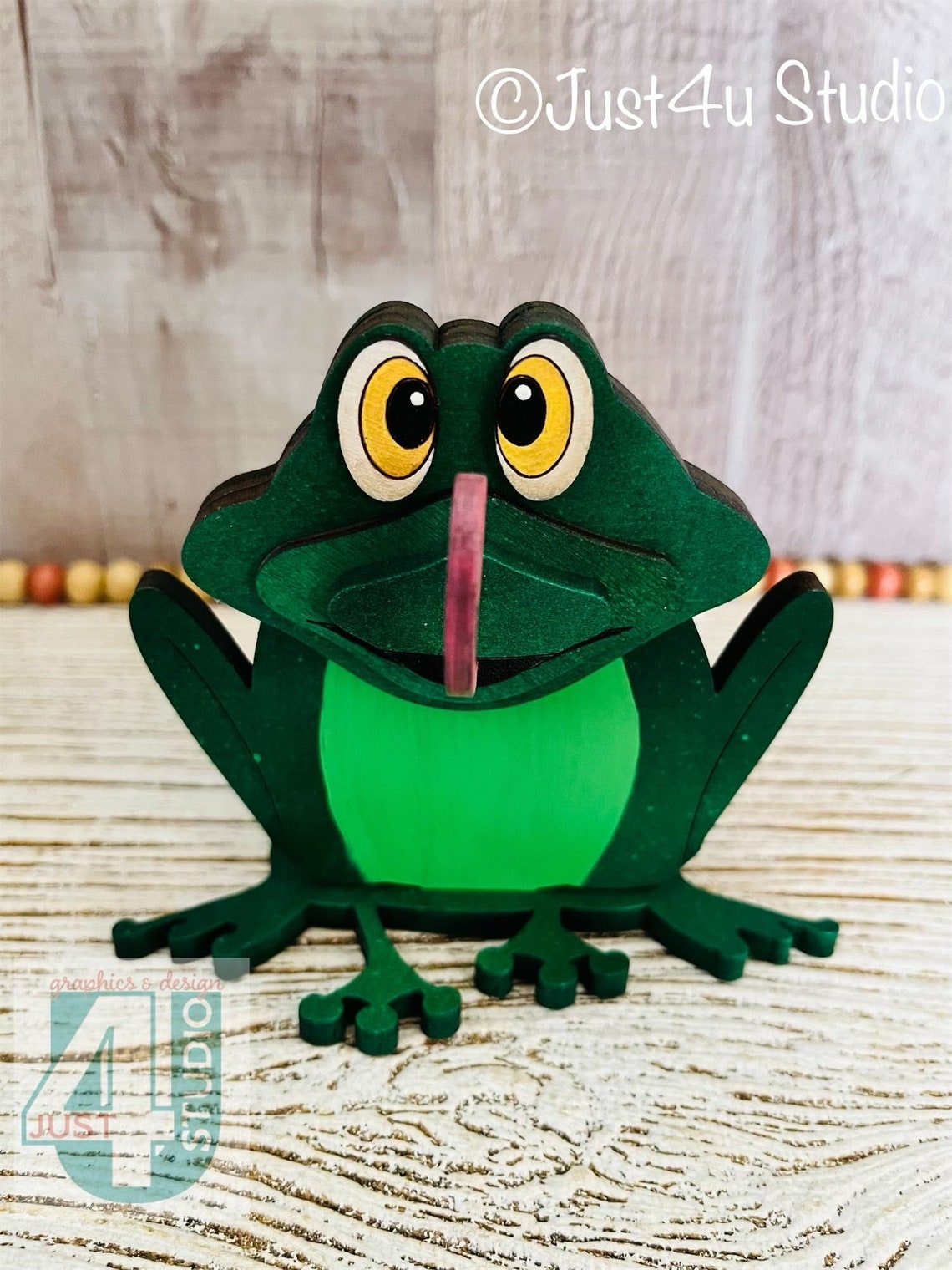 Digital File for Frog Eyeglass Holder to Use With Laser, Glowforge ...