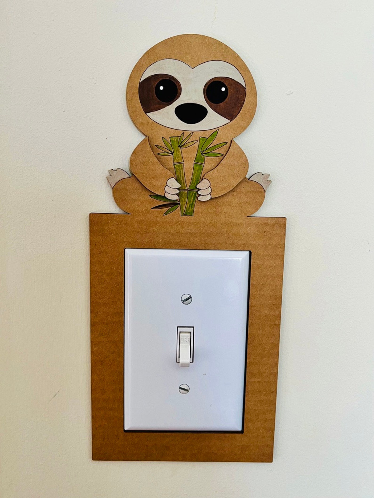 Kids Set of Light Switch Accent Frames Digital File for Laser Cutting ...