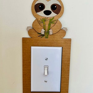Kids Set of Light Switch Accent Frames Digital File for Laser Cutting ...