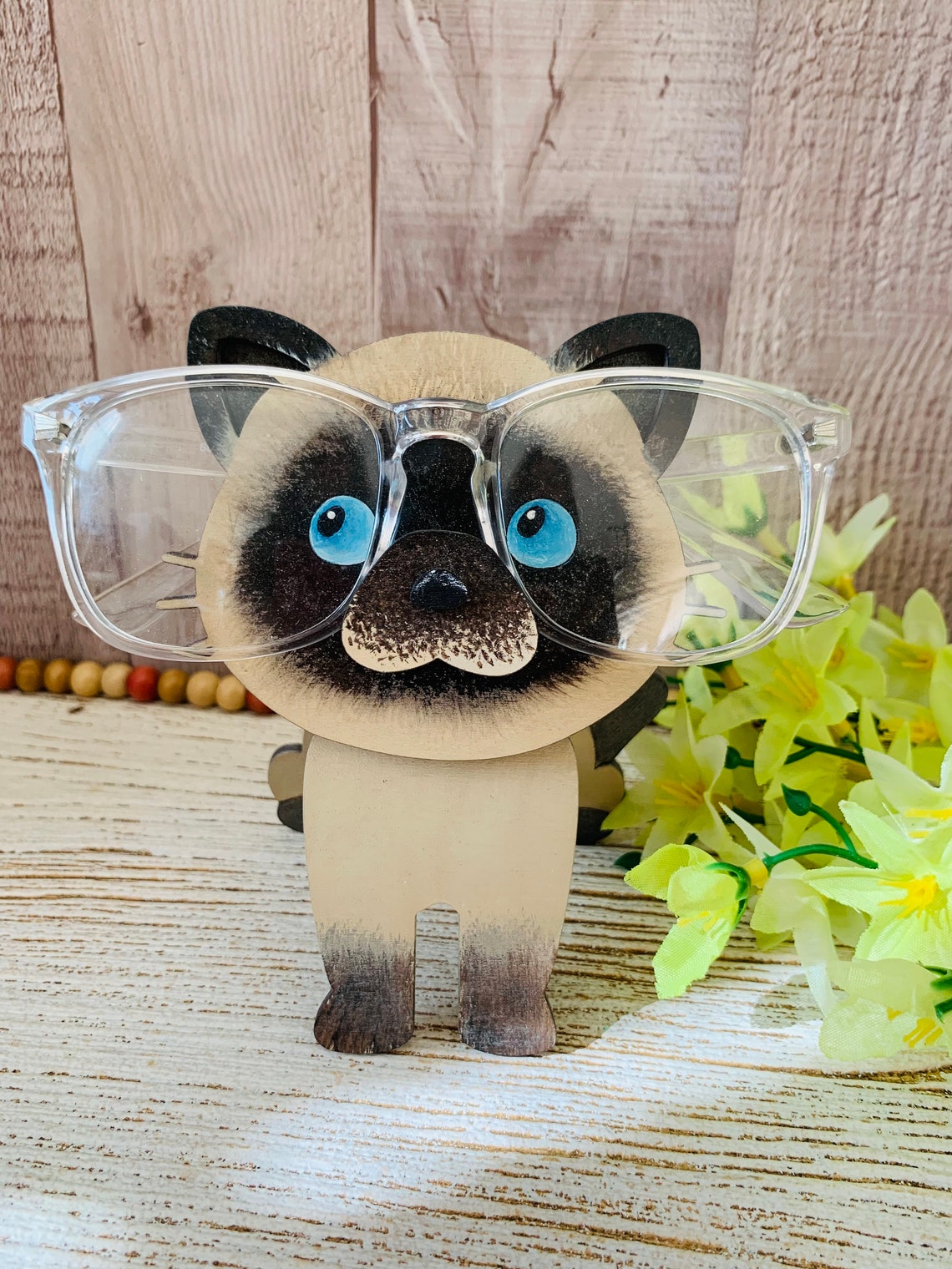 Cat Eyeglass Holder Digital File Svg For Laser 3d Etsy