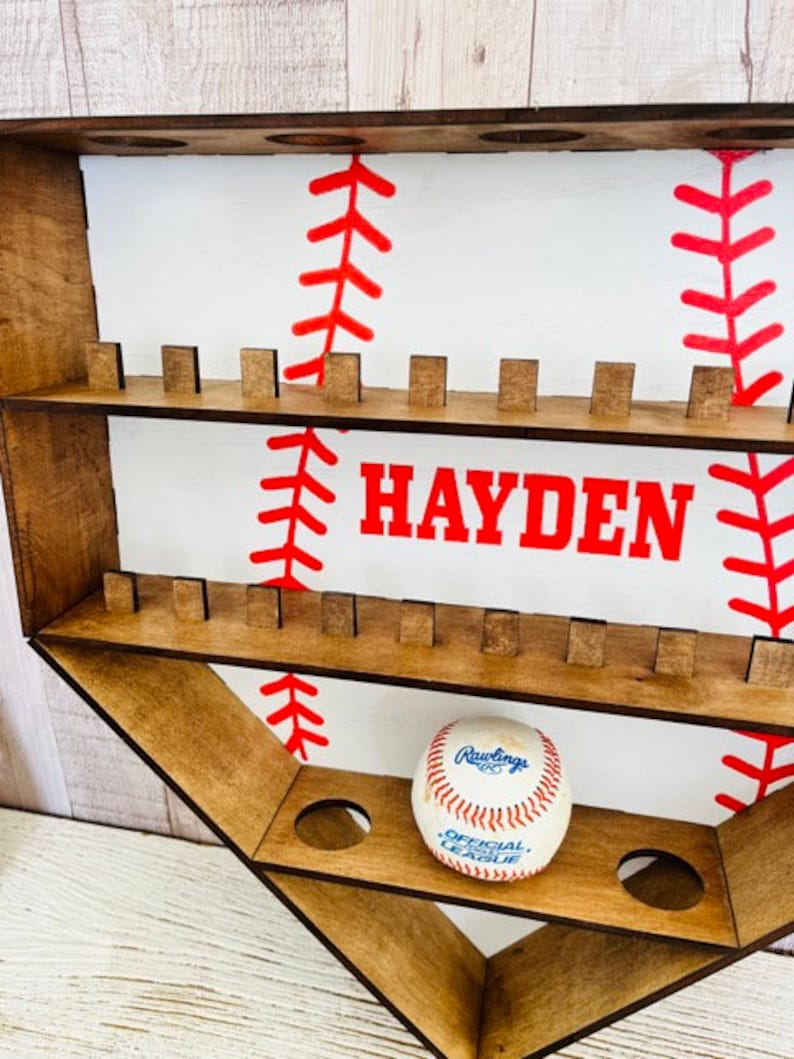 DIGITAL FILE for Homeplate Baseball Ring and Ball Display SVG | Etsy