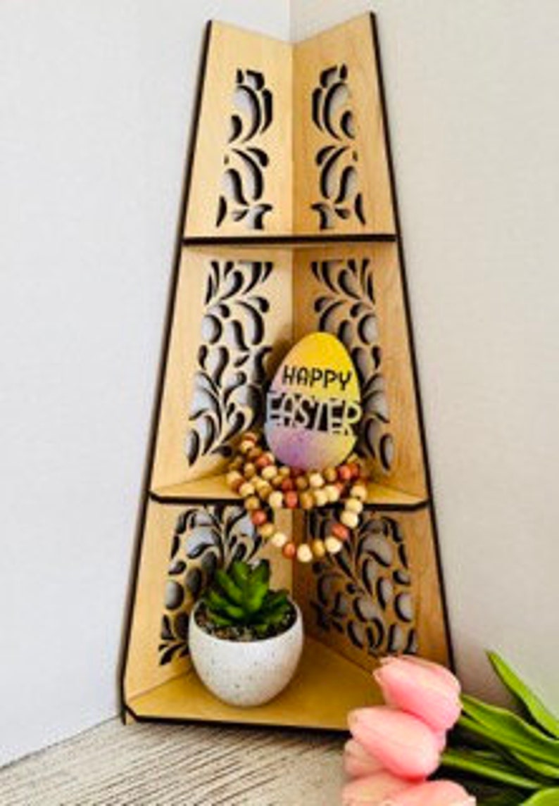 Digital SVG File for Corner Shelf Display Unit 6 Designs Eps - Etsy