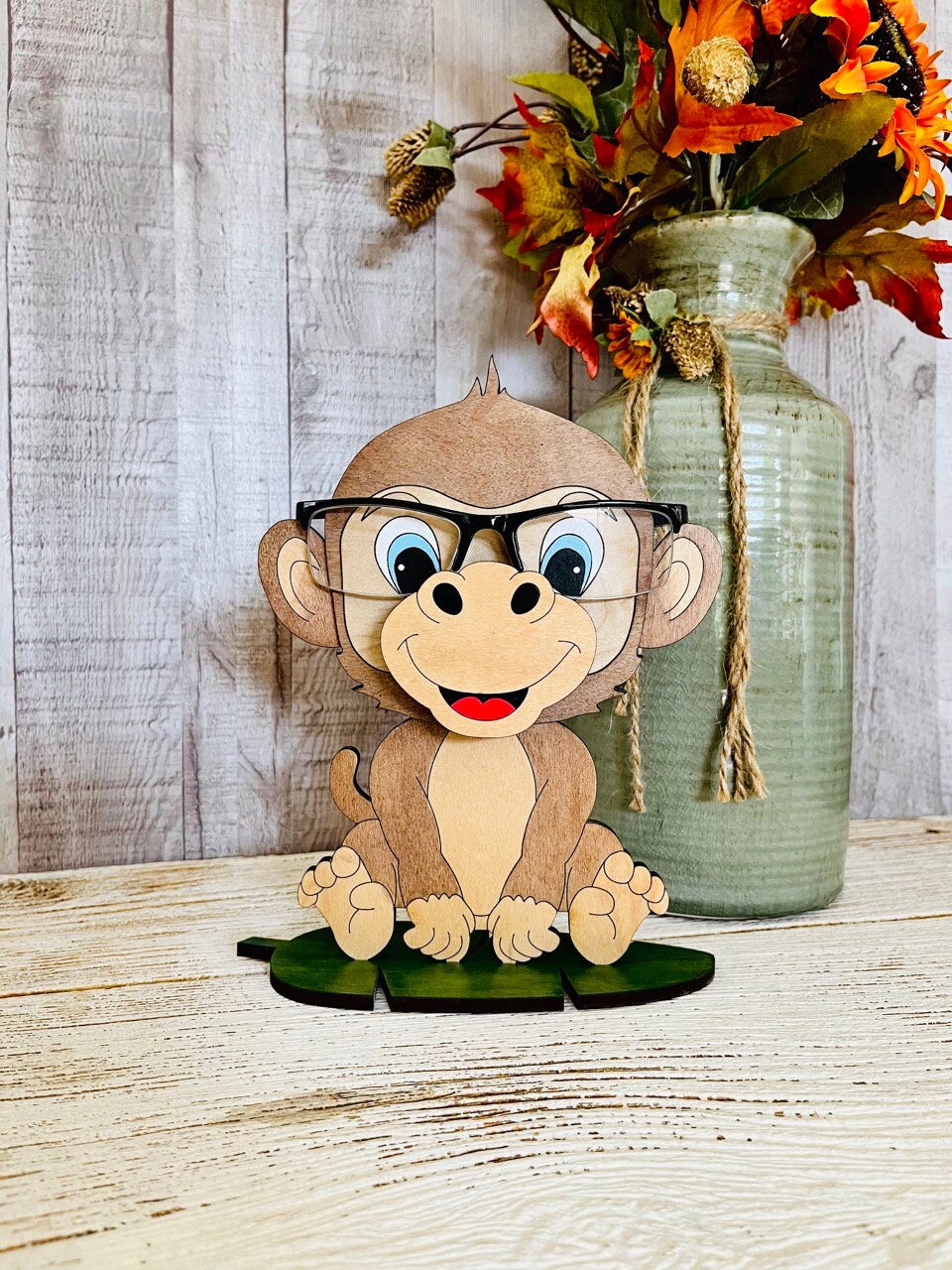 Cartoon Monkey Eyeglass Holder DIGITAL FILE for Cutting - Etsy