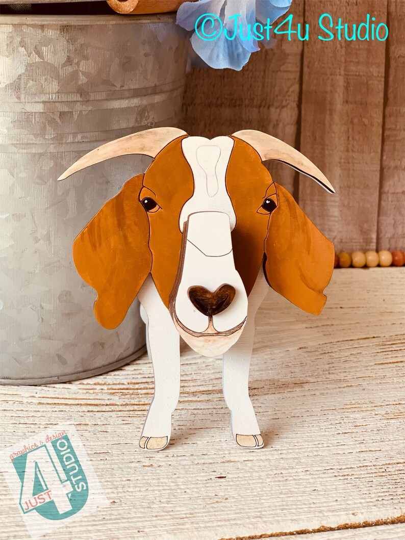 Animal Eyeglass Holder SVG: Pig, Cow, Goat Laser Cut File (digital File ...