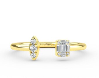 Open Cuff Wedding Band - Etsy