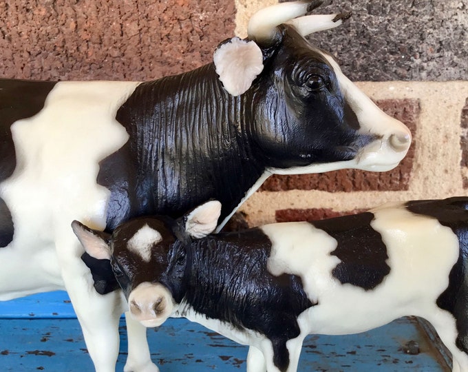 Vintage Breyer Holstein Cow Family Models, No. 3447, 1974-1989 ...
