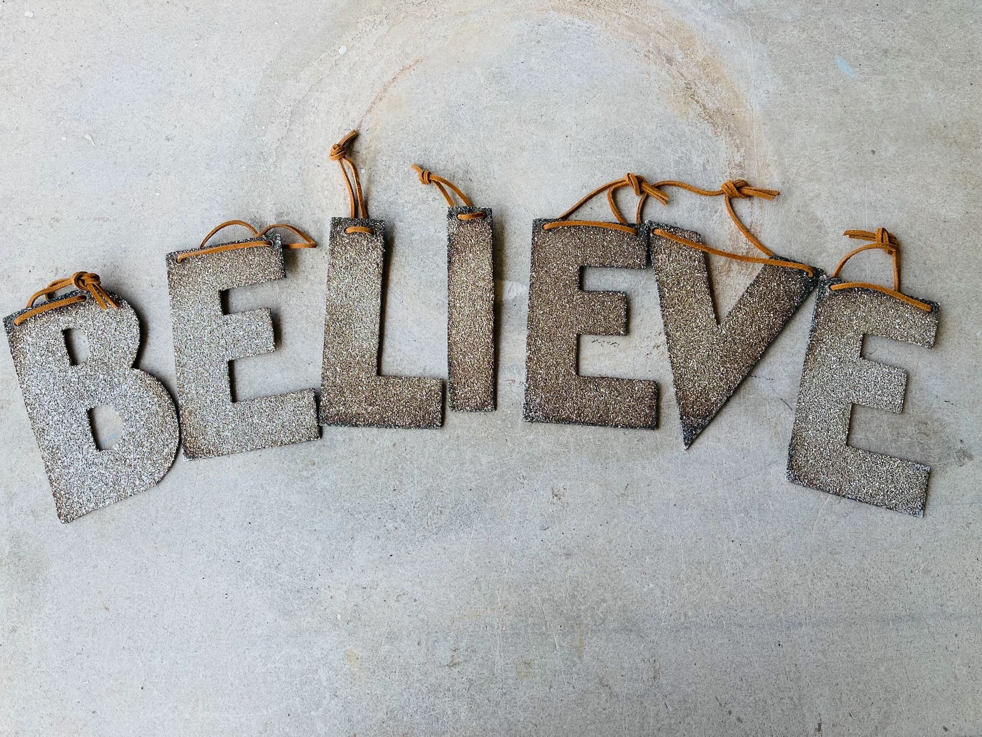 Believe Letters
