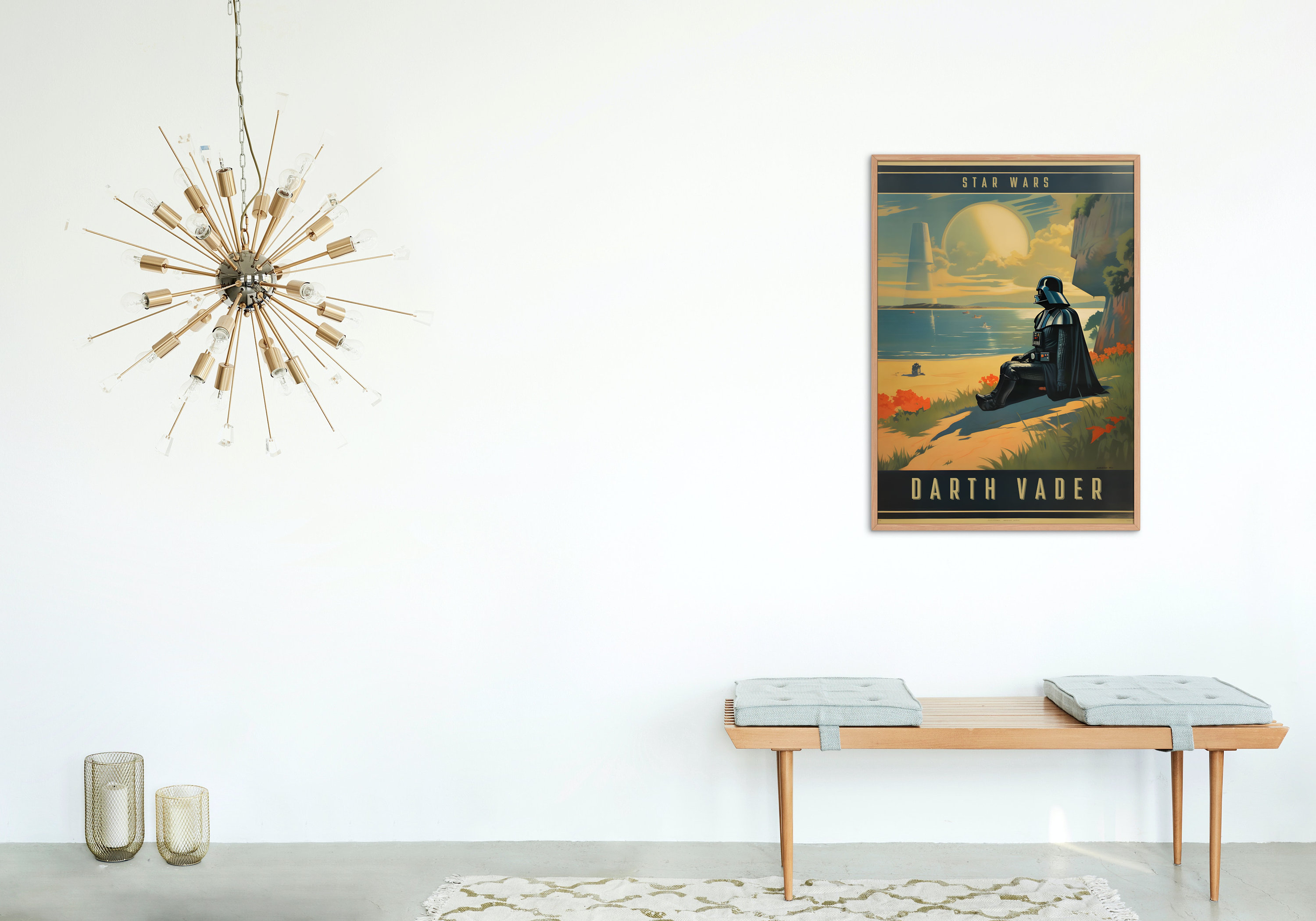 Darth Vader / Anakin Skywalker / Star Wars Vintage Poster, Wall Art ...