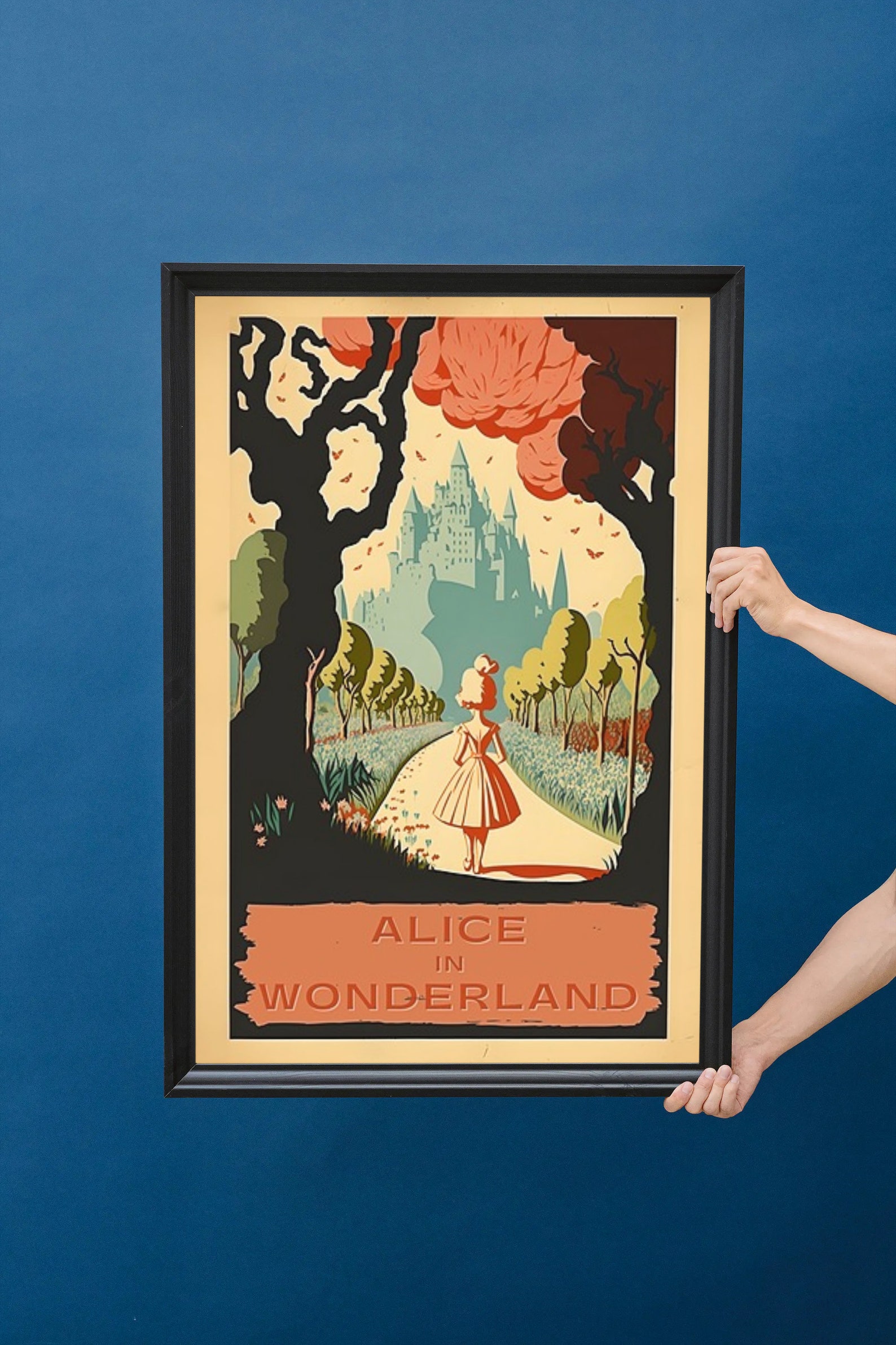 Alice in Wonderland Poster, Travel Wall Art Print, Gift for Travelers ...