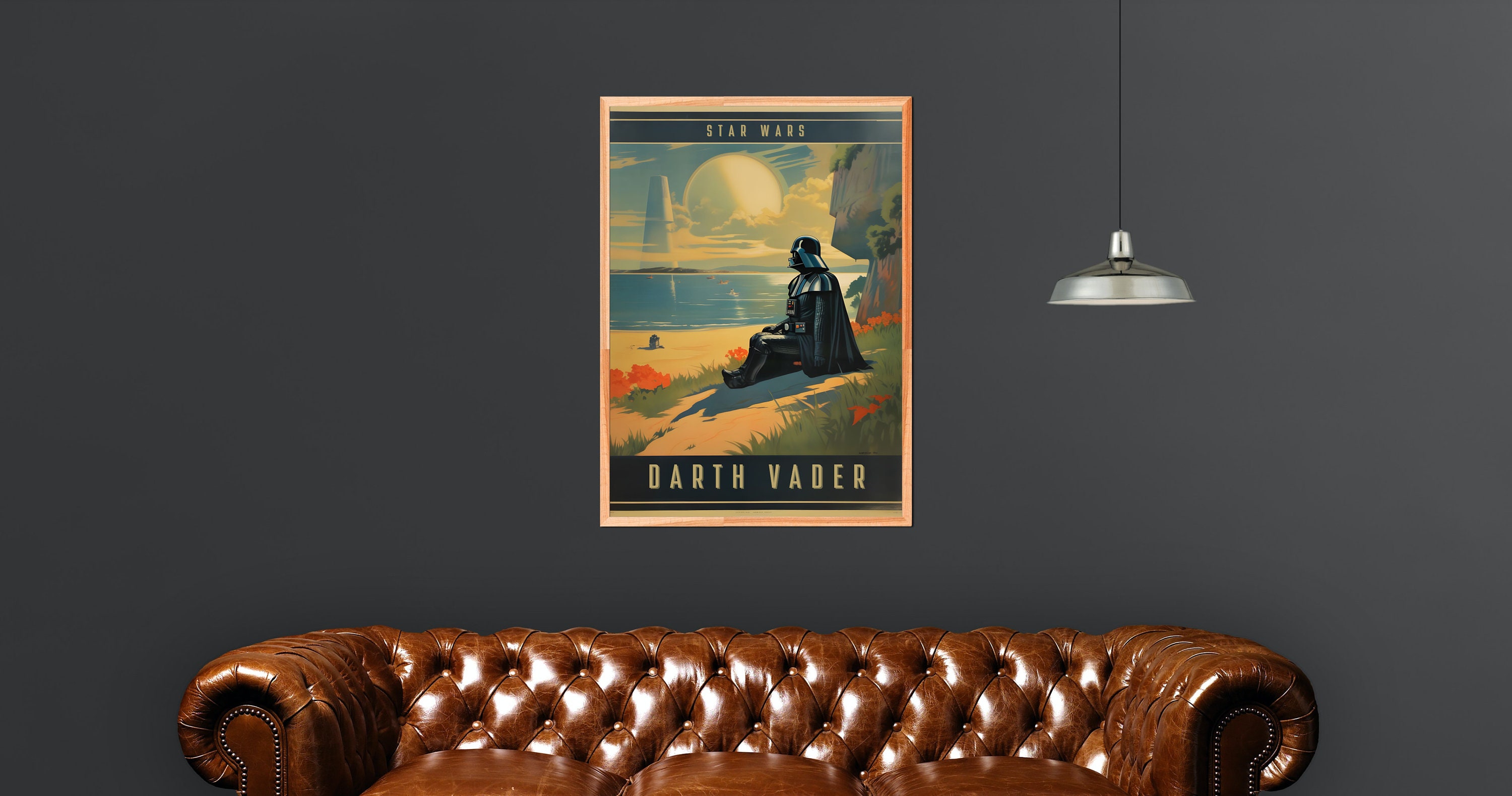 Darth Vader / Anakin Skywalker / Star Wars Vintage Poster, Wall Art ...