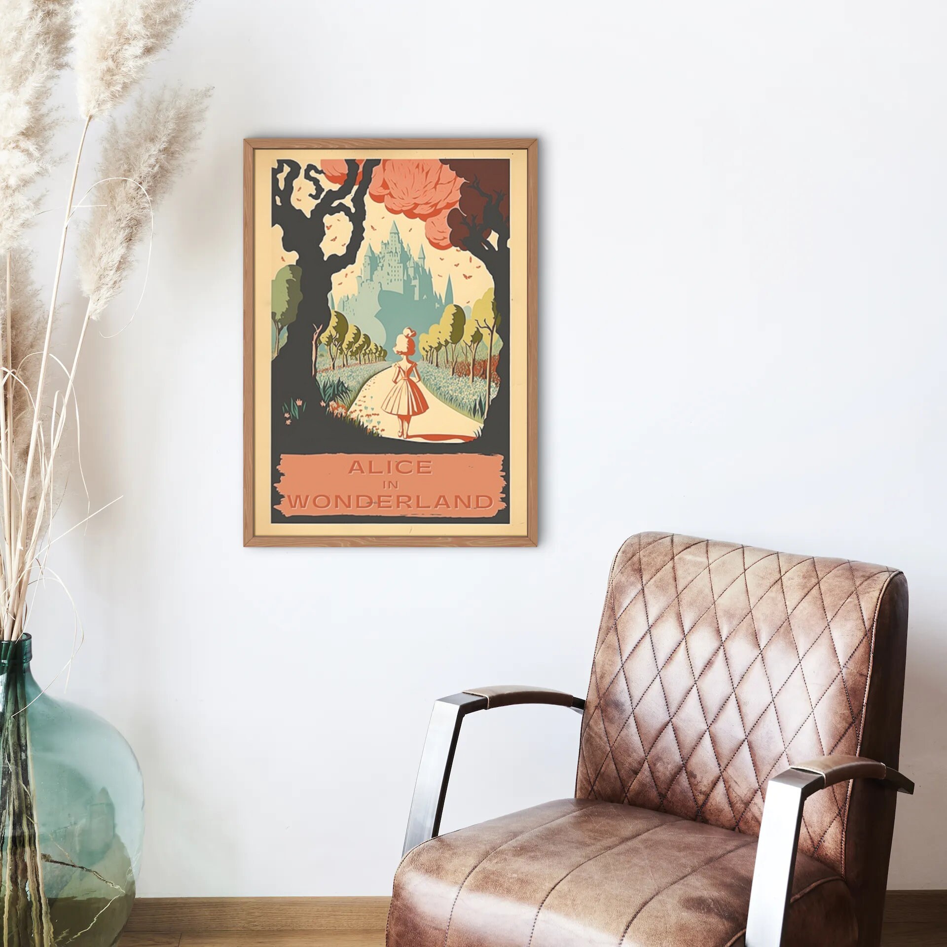 Alice in Wonderland Poster, Travel Wall Art Print, Gift for Travelers ...