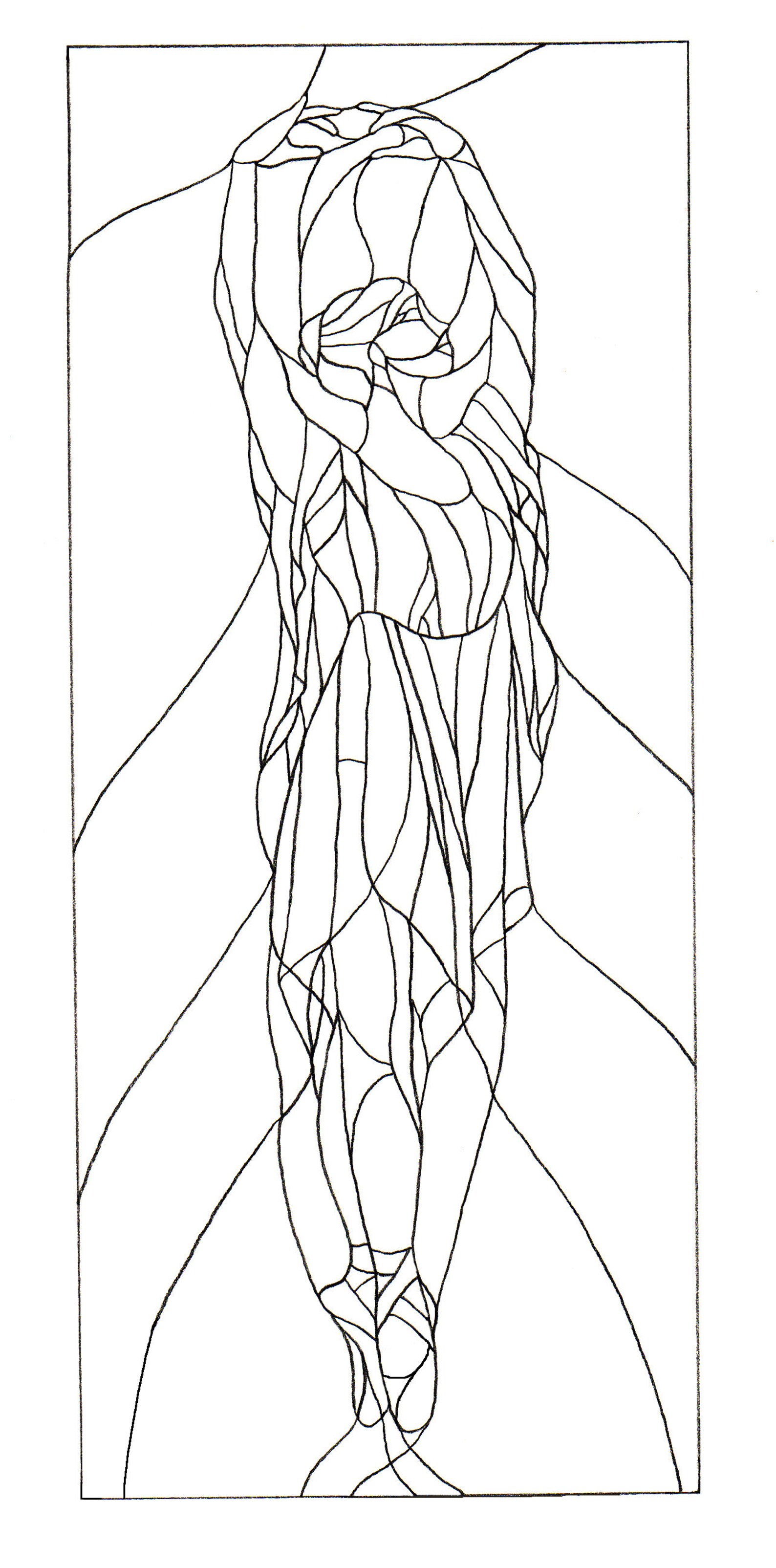 Ballerinas in Stained Glass Patterns and Coloring Book - Etsy