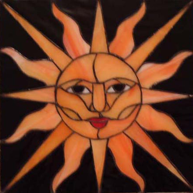 Sun Stained Glass Pattern - Etsy