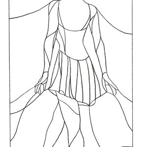 Ballerinas in Stained Glass Patterns and Coloring Book - Etsy