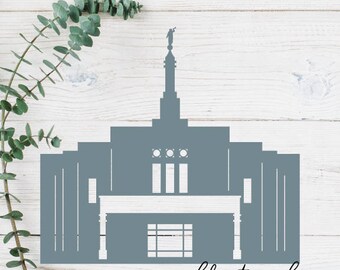 Gilbert Arizona LDS Temple Cut File Digital Download SVG | Etsy