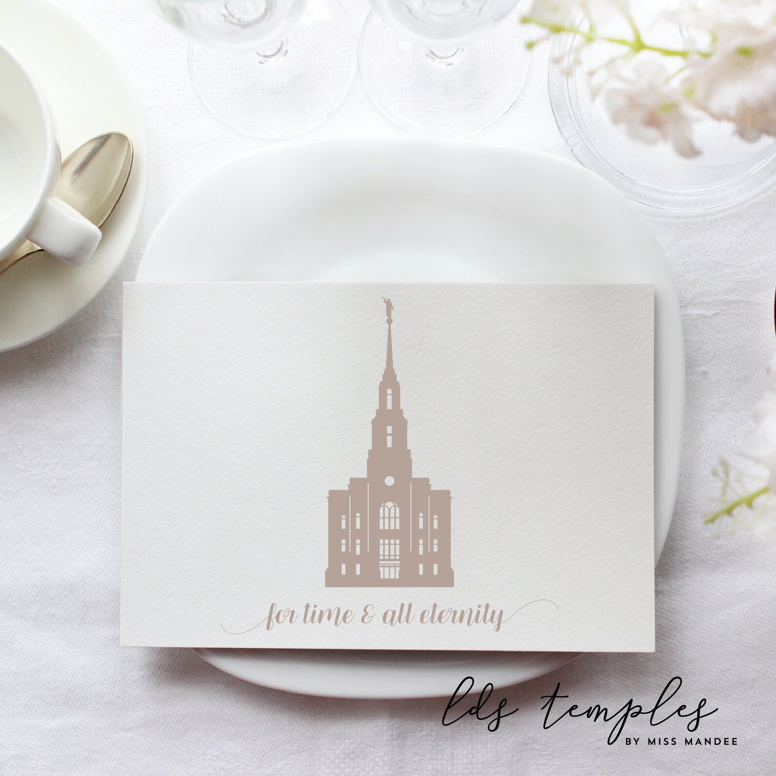 Layton, Utah LDS Temple Cut File - Digital Download - SVG, Vector ...