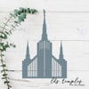 Custom SVG File of YOUR Temple - Single Line Sketch SVG - Etsy Canada
