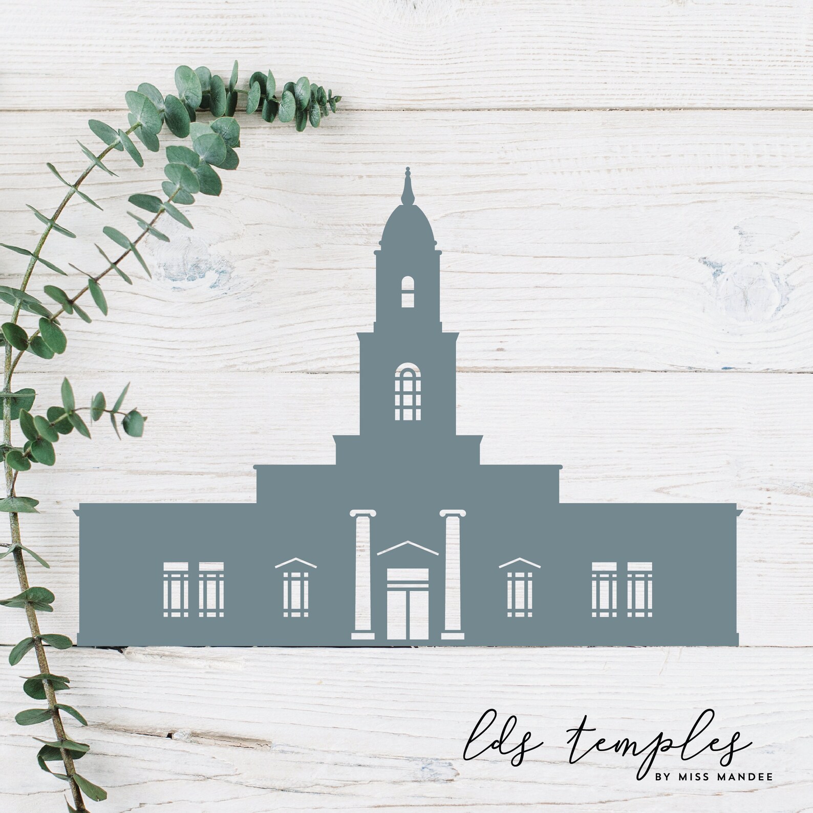Austin, Texas LDS Temple Cut File - Digital Download - SVG, Vector ...