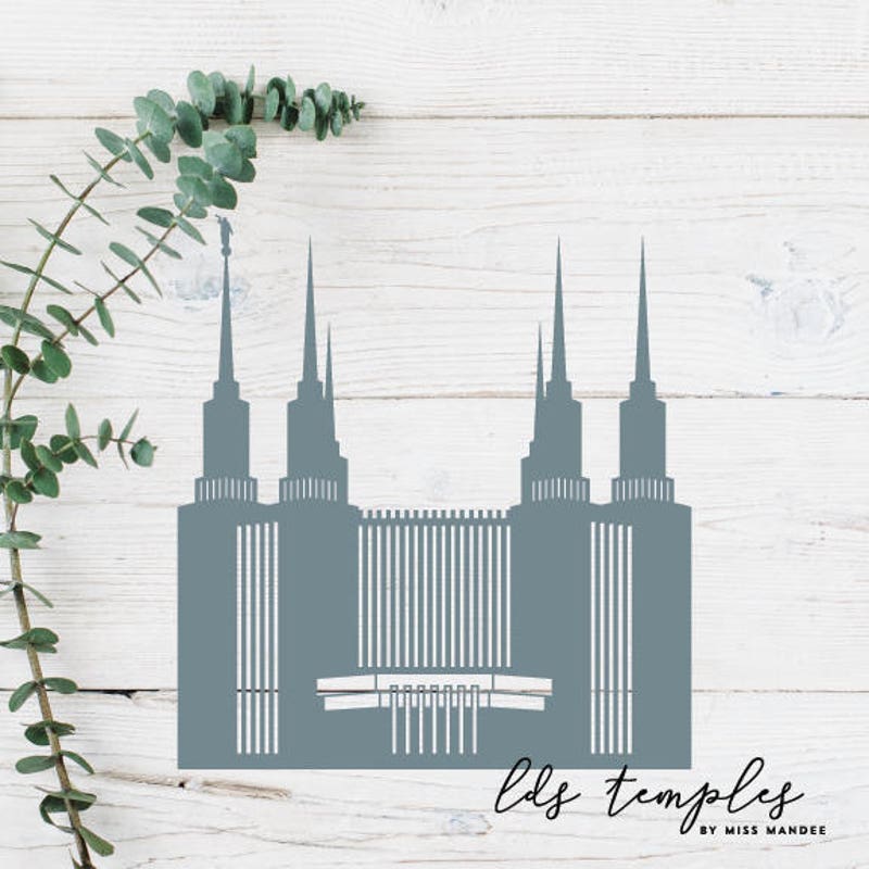 Printable Dc Temple - Etsy