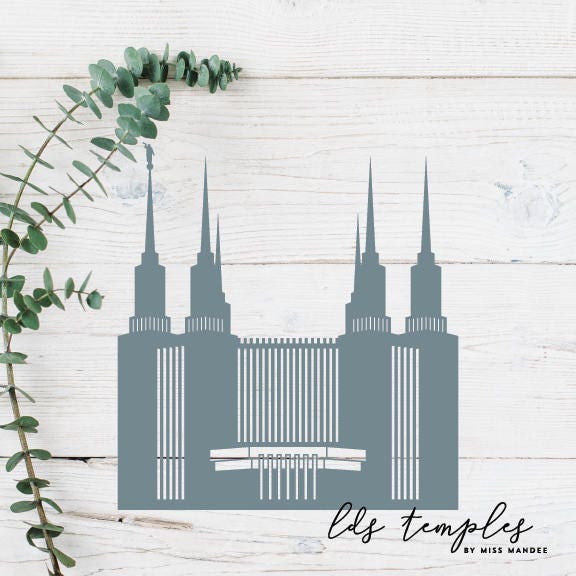 Washington D.C. LDS Temple Cut File Digital Download SVG | Etsy Canada