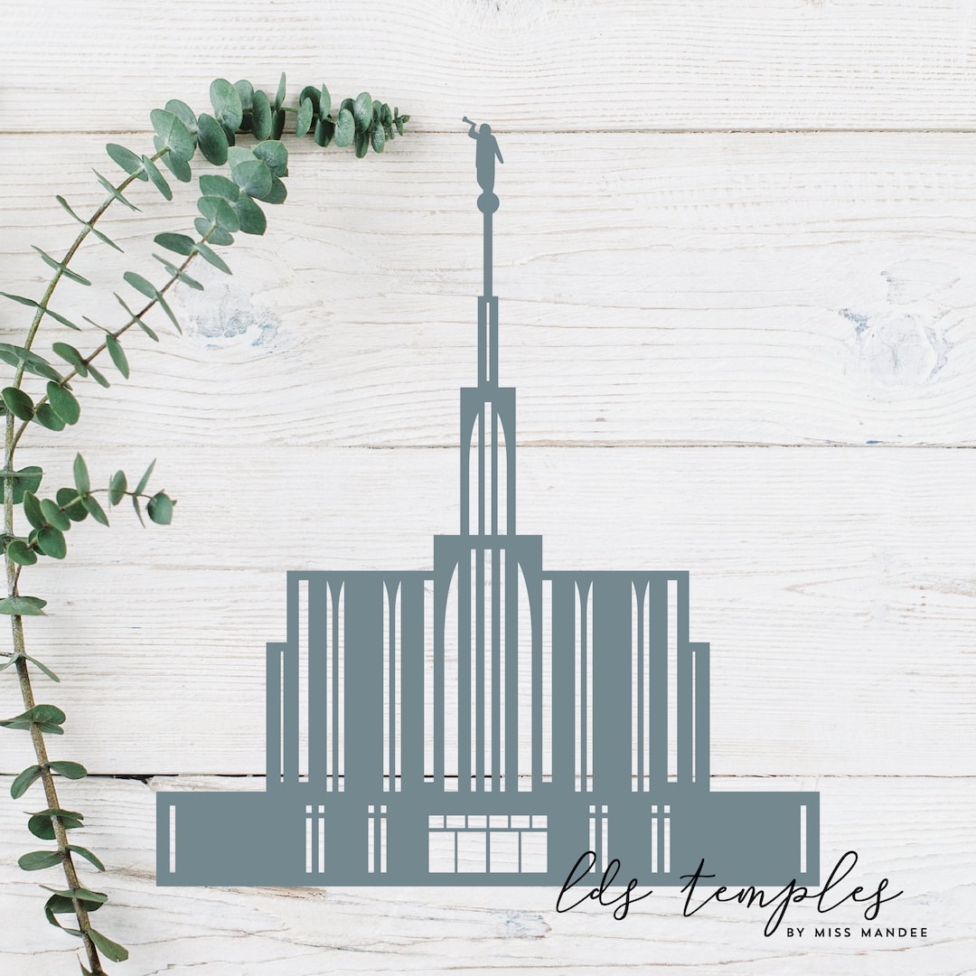 Seattle, Washington LDS Temple Cut File - Digital Download - SVG ...