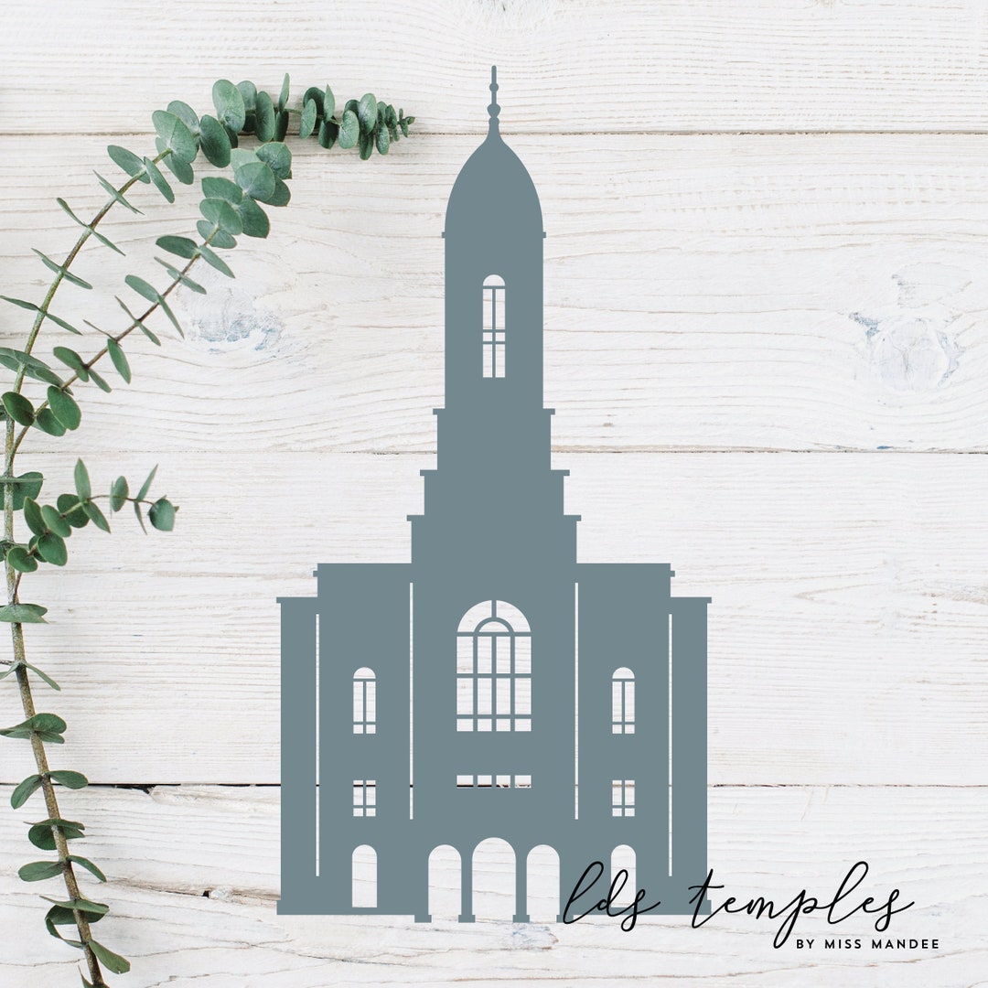 Heber Valley, Utah LDS Temple Cut File - Digital Download - SVG, Vector ...