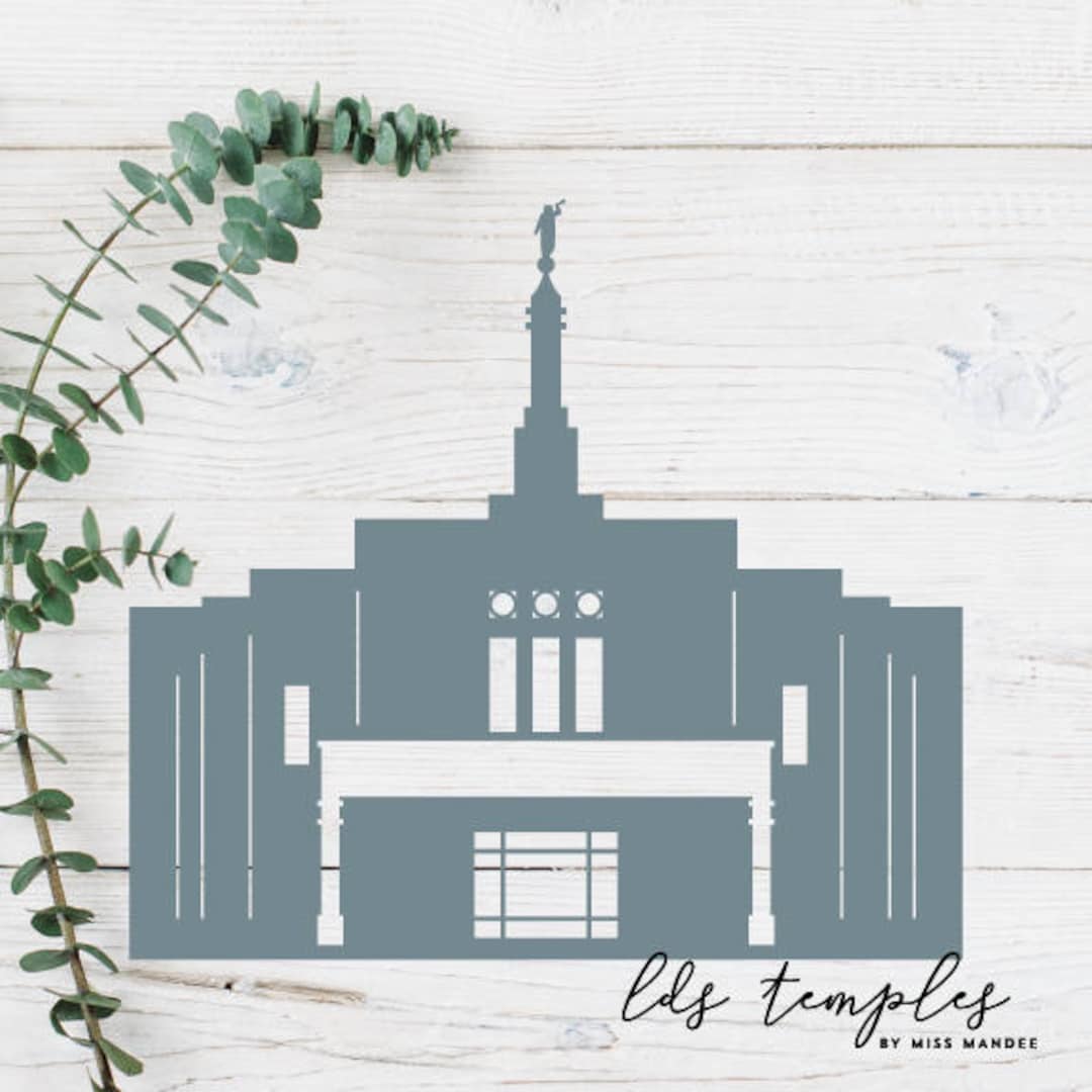 Snowflake, Arizona LDS Temple Cut File - Digital Download - SVG, Vector ...