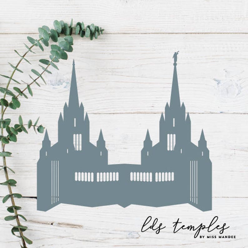 San Diego, California LDS Temple Cut File - Digital Download - SVG ...
