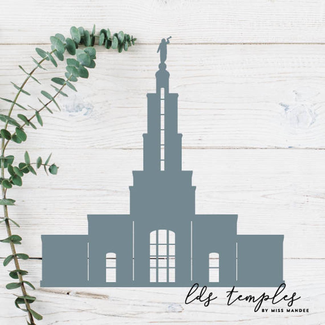 San Antonio Texas LDS Temple Cut File Digital Download | Etsy