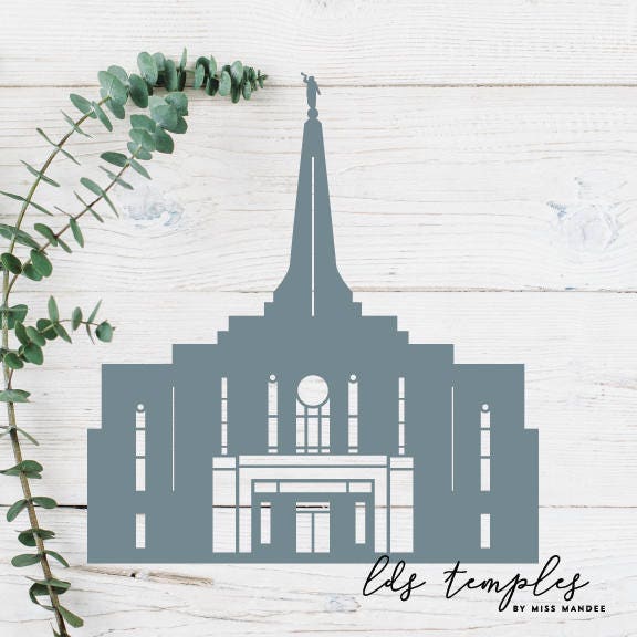 Gilbert Arizona LDS Temple Cut File Digital Download SVG | Etsy