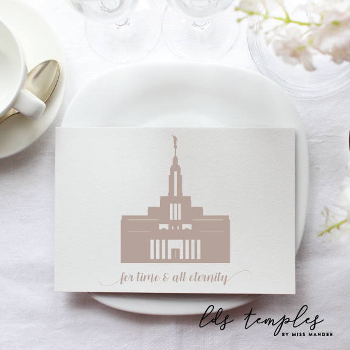 Draper Utah LDS Temple Cut File Digital Download SVG | Etsy