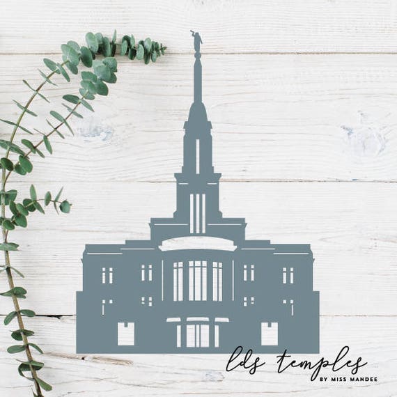 Lds Temple Cut File Salt Lake City LDS Temple SVG Mormon Temple Salt ...
