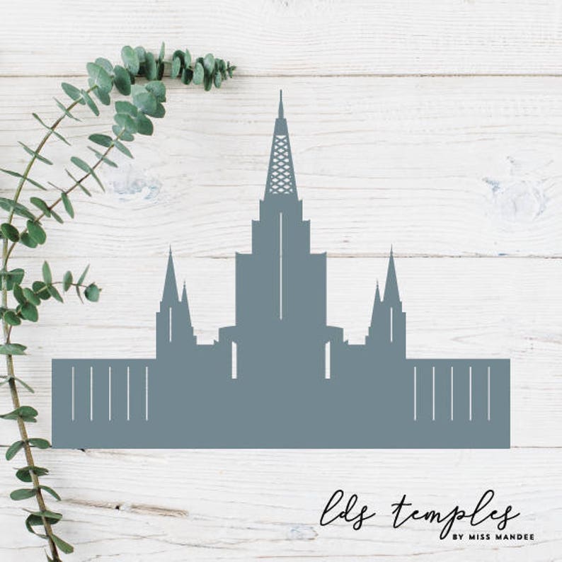 Oakland, California LDS Temple Cut File - Digital Download - SVG ...